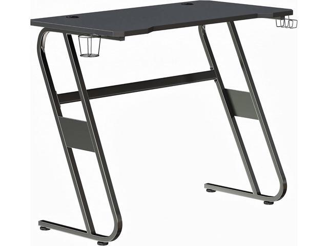 Click here for Flash Furniture Fisher Gaming Desk - Black Ergonom... prices
