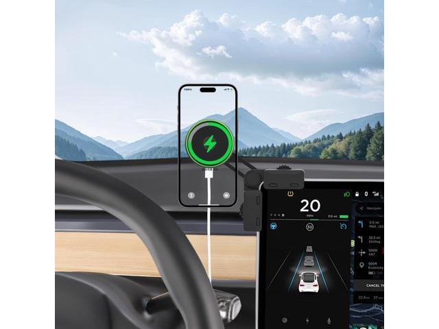 Click here for Topfit for Tesla Phone Mount Wireless Charging  Ma... prices