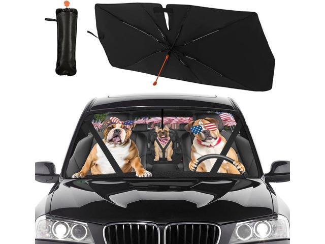 Click here for American Flag Car Windshield Sun Shade Umbrella Be... prices