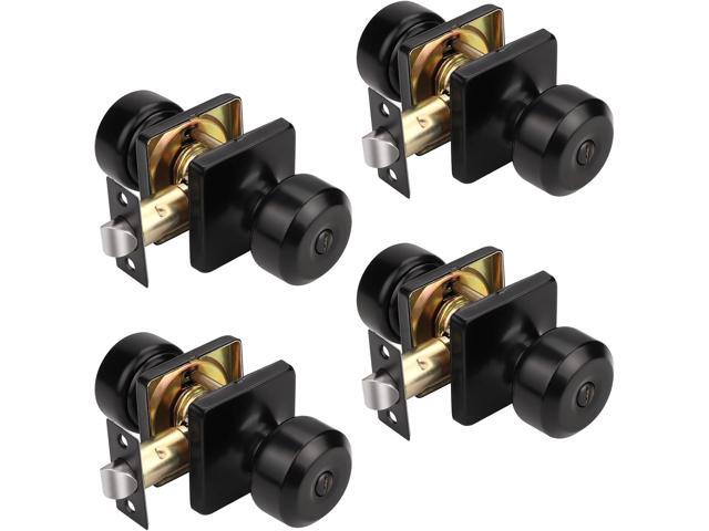 Click here for KNOBWELL Black Door Knobs for Bedroom Bathroom  Sq... prices