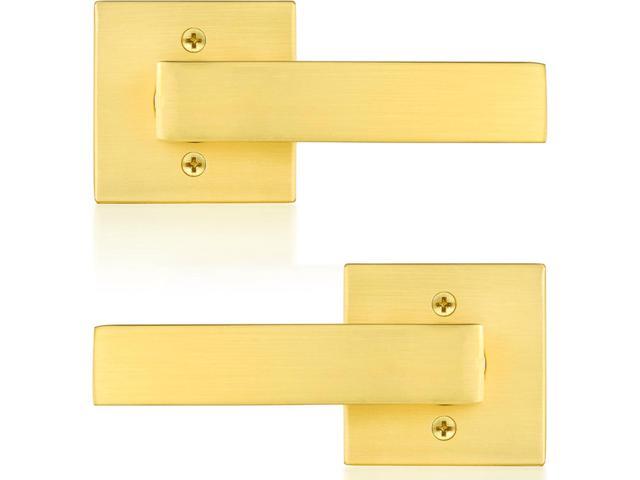Click here for Satin Brass Dummy Door Knob Interior Dummy Door Le... prices