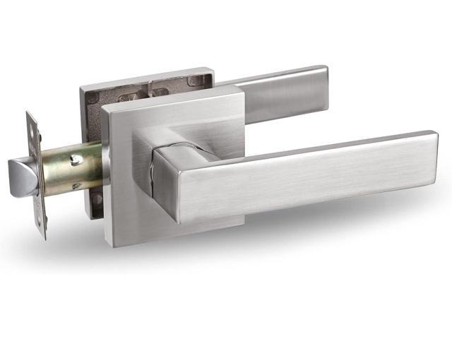 Click here for 1 Pack Square Keyless Passage Door Lever Handle in... prices