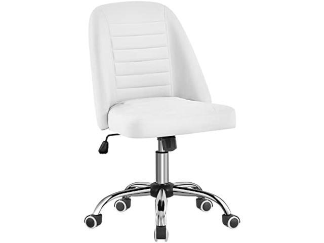 Click here for Yaheetech Mid Back PU Leather Armless Desk Office... prices