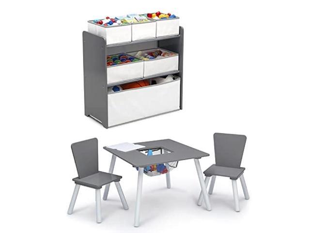 Click here for Delta Children 4-Piece Toddler Playroom Set  Grey/... prices