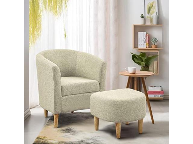 Click here for DAZONE Accent Chair  Barrel Chair with Ottoman Com... prices