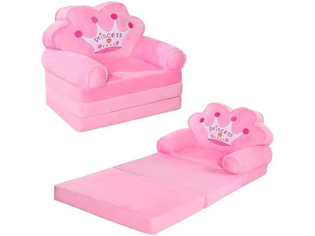 Click here for MOONBEEKI Kids Couch Fold Out  Foldable Princess C... prices