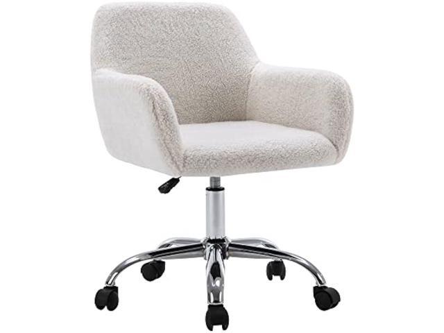 Click here for KCC Faux Fur Vanity Makeup Desk Chair  Comfy Fluff... prices