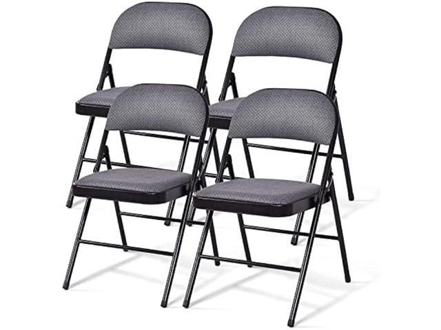 Click here for GOFLAME 4 Pack Folding Chairs  Fabric Dining Chair... prices
