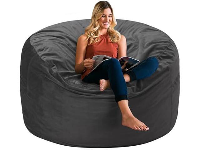 Click here for HABUTWAY Bean Bag Chair 3Ft Luxurious Velvet Ultra... prices