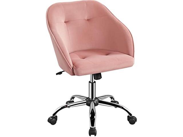 Click here for Yaheetech Pink Office Chair Small Cute Vanity Chai... prices