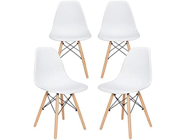 Click here for SUPER DEAL Modern Dining Chairs Set of 4 Plastic D... prices
