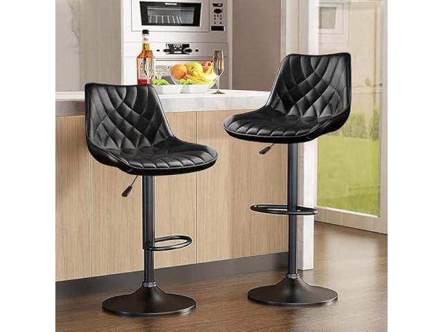 Click here for Waleaf Adjustable Swivel Bar Stools Set of 2  Coun... prices