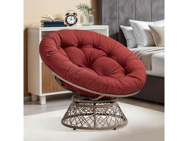 Click here for Bme 40 Ergonomic Wicker Papasan Chair with Soft Th... prices