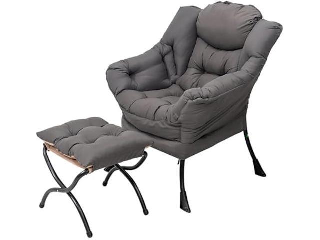 Click here for Welnow Lazy Chair with Ottoman  Modern Lounge Acce... prices