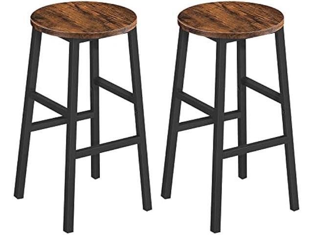 Click here for Bar Stools  Set of 2 Round Bar Chairs with Footres... prices