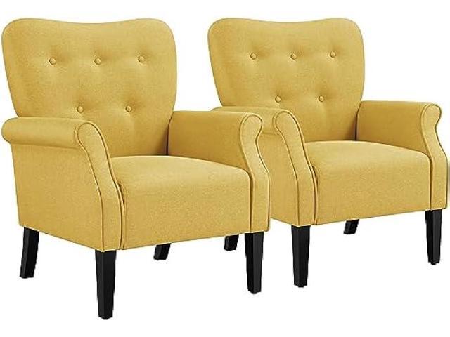 Click here for Yaheetech Modern Armchair  Mid Century Accent Chai... prices