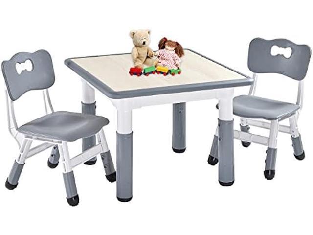 Click here for FUNLIO Kids Table and 2 Chairs Set  Height Adjusta... prices