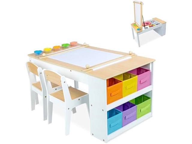 Click here for Milliard 2-in-1 Kids Art Table and Art Easel Table... prices