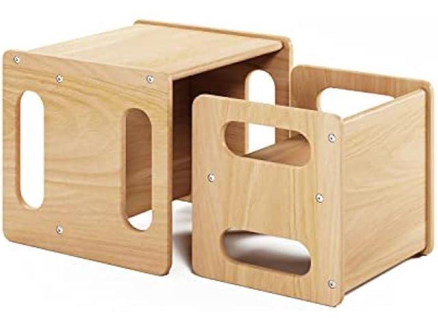 Click here for Montessori Weaning Table and Chair Set Real Hardwo... prices