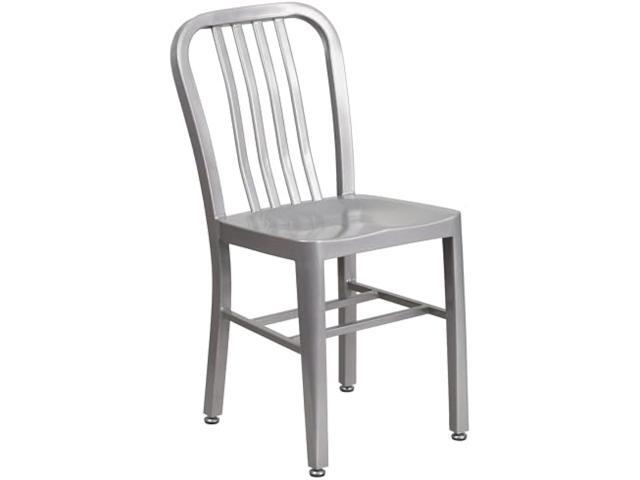 Click here for Flash Furniture Commercial Grade Silver Metal Indo... prices