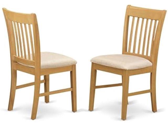 Click here for East West Furniture NFC-OAK-C Norfolk Kitchen Dini... prices