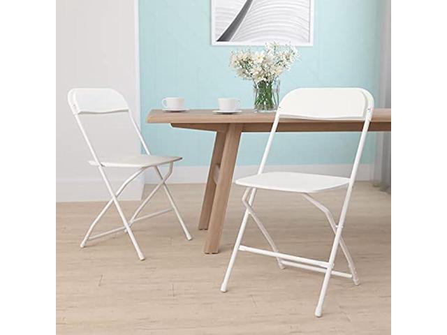 Click here for EMMA + OLIVER Set of 2 Plastic Folding Chairs - 65... prices