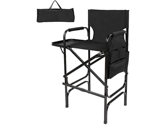 Click here for mefeir 30 Tall Directors Chair Black Folding with... prices