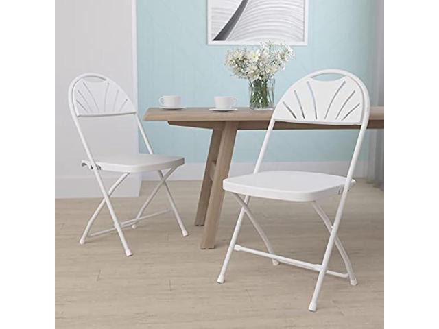 Click here for EMMA + OLIVER 2 Pack 650 lb. Capacity White Plasti... prices