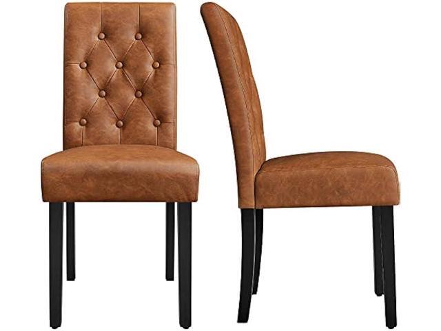 Click here for Yaheetech Upholstered Dining Chairs Set of 2 Moder... prices