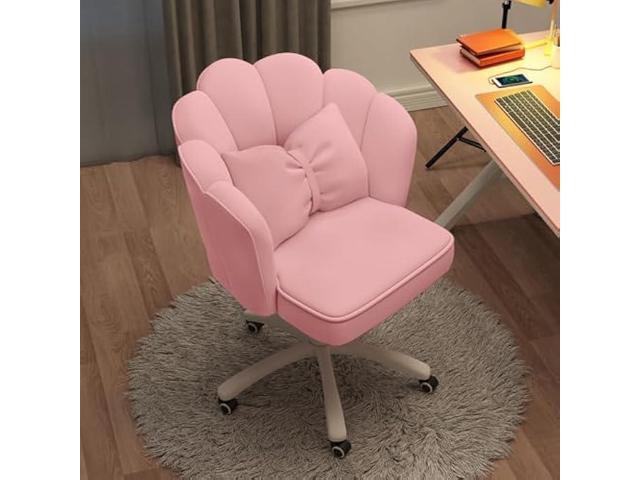 Click here for Vanity Chair Velvet Petal Desk Chair Upholstered M... prices