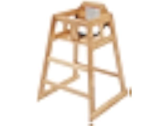 Click here for Winco Unassembled Wooden High Chair  Natural Tan... prices