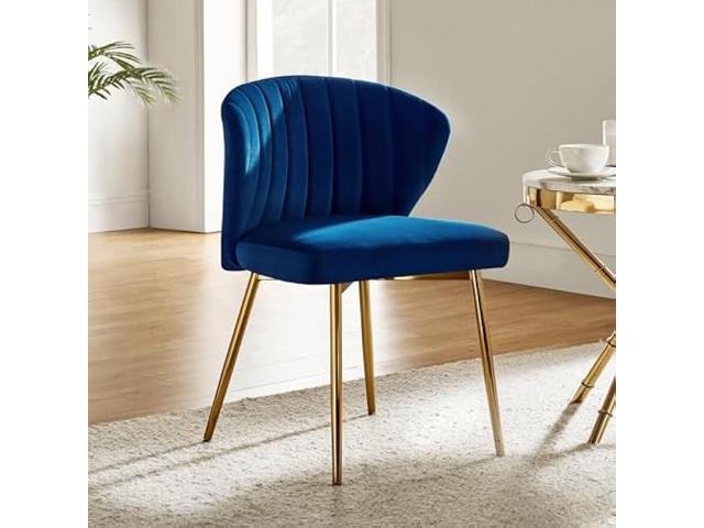 Click here for HULALA HOME Velvet Dining Chairs  Modern Small Arm... prices