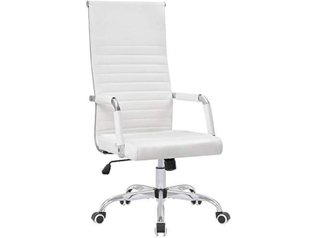 Click here for Ribbed Office High Back PU Leather Desk Adjustable... prices