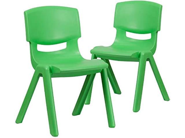Click here for Flash Furniture Whitney 2 Pack Green Plastic Stack... prices