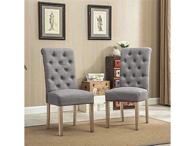 Click here for Roundhill Furniture Habit Grey Solid Wood Tufted P... prices