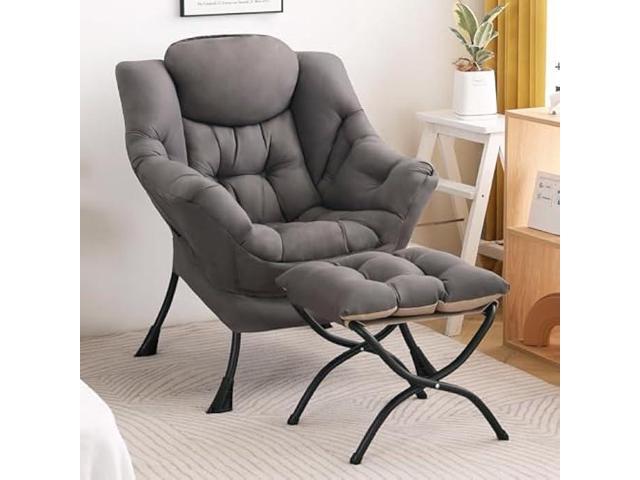 Click here for Lazy Chair with Ottoman  Modern Accent Chair Conte... prices