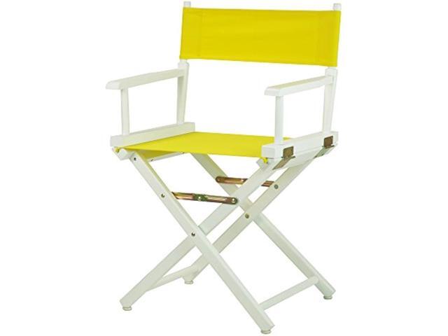 Click here for Casual Home 18 Directors Chair White Frame with Ye... prices