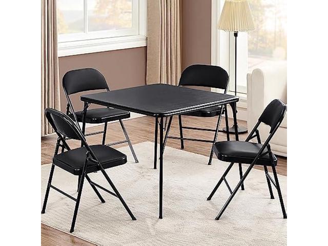 Click here for VECELO Portable Folding Card Table Square and Chai... prices