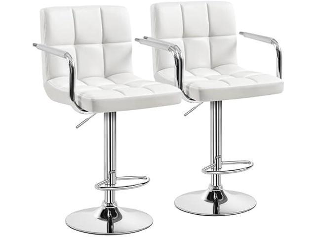 Click here for Yaheetech Bar Stools Set of 2  PU Leather Adjustab... prices