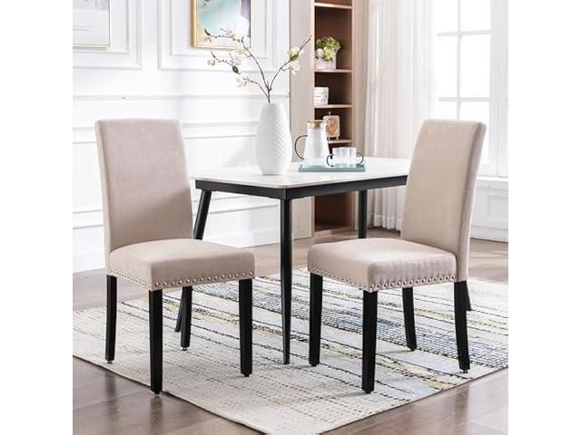 Click here for LSSPAID Dining Chairs Set of 2  Fabric Upholstered... prices