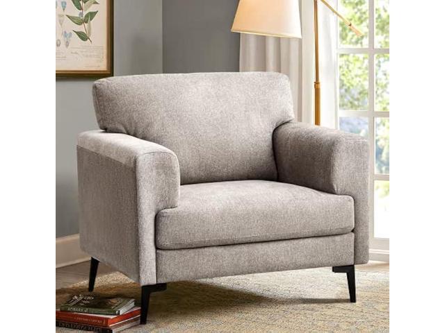 Click here for CDCASA Accent Chair  Linen Fabric Oversized Mid Ce... prices