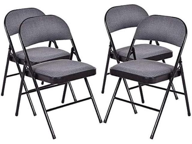 Click here for Giantex 4-Pack Folding Chairs  Fabric Dining Chair... prices