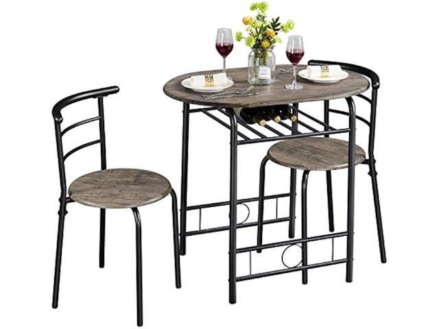 Click here for Topeakmart 3 Piece Kitchen Table Set - Dining Tabl... prices