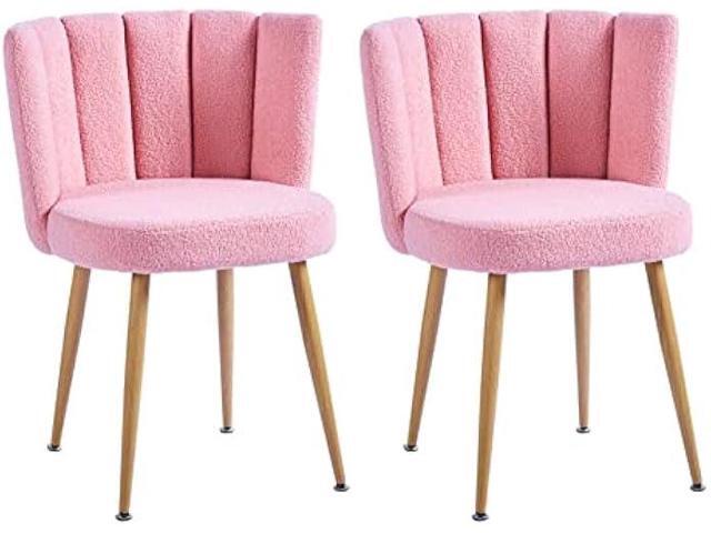 Click here for Pink Dining Chairs Set of 2  Upholstered Kitchen C... prices