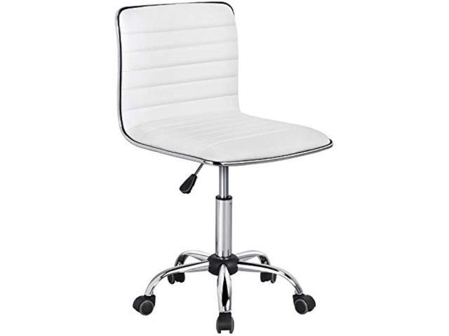 Click here for Topeakmart PU Leather Low Back Armless Desk Chair... prices