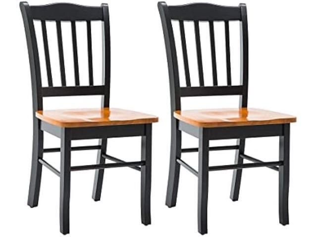 Click here for Boraam Shaker Chair  Black/Oak  Set of 2 prices
