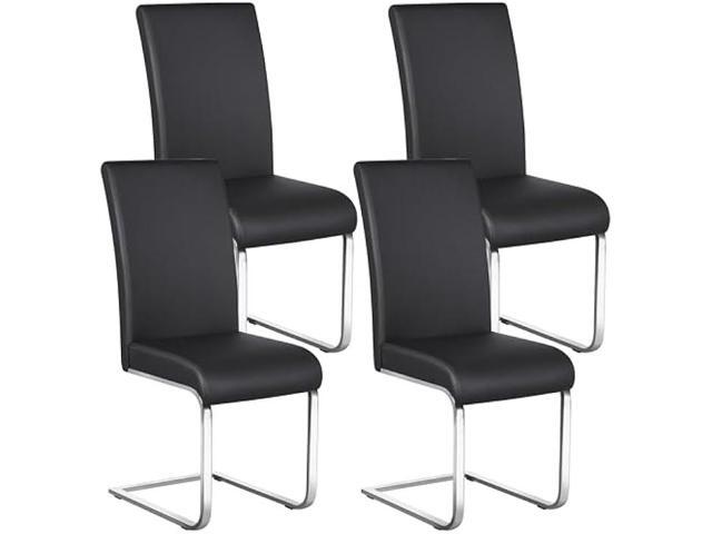 Click here for Yaheetech Dining Chairs Set of 4 Modern Faux Leath... prices