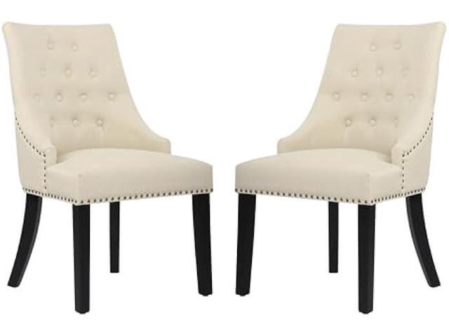 Click here for DAGONHIL Fabric Dining Chairs Set of 2 Tufted Dini... prices