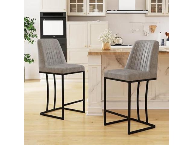 Click here for LSSPAID Bar Stools Set of 2  24.8 inch Modern Upho... prices