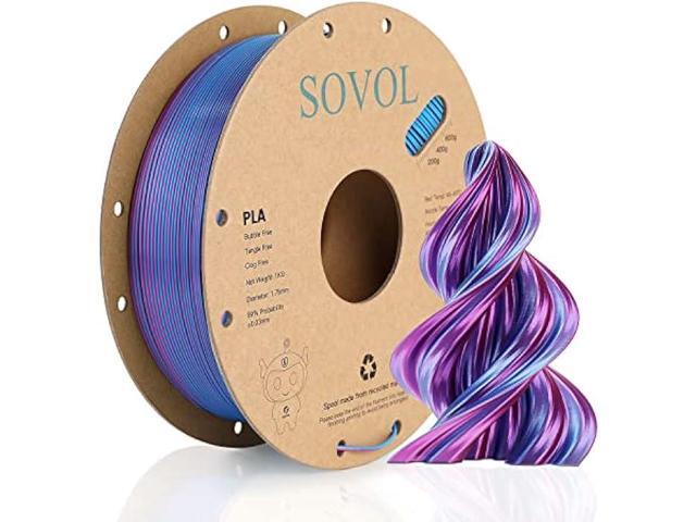 Click here for Sovol Dual Color PLA Filament 1.75mm  Silk PLA 3D... prices